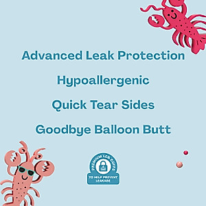 Hello Bello Premium Swim Diapers I Affordable and Eco-Friendly Disposable Swim Dipes for Babies and Kids I Size Medium - Diaper Size 4-5