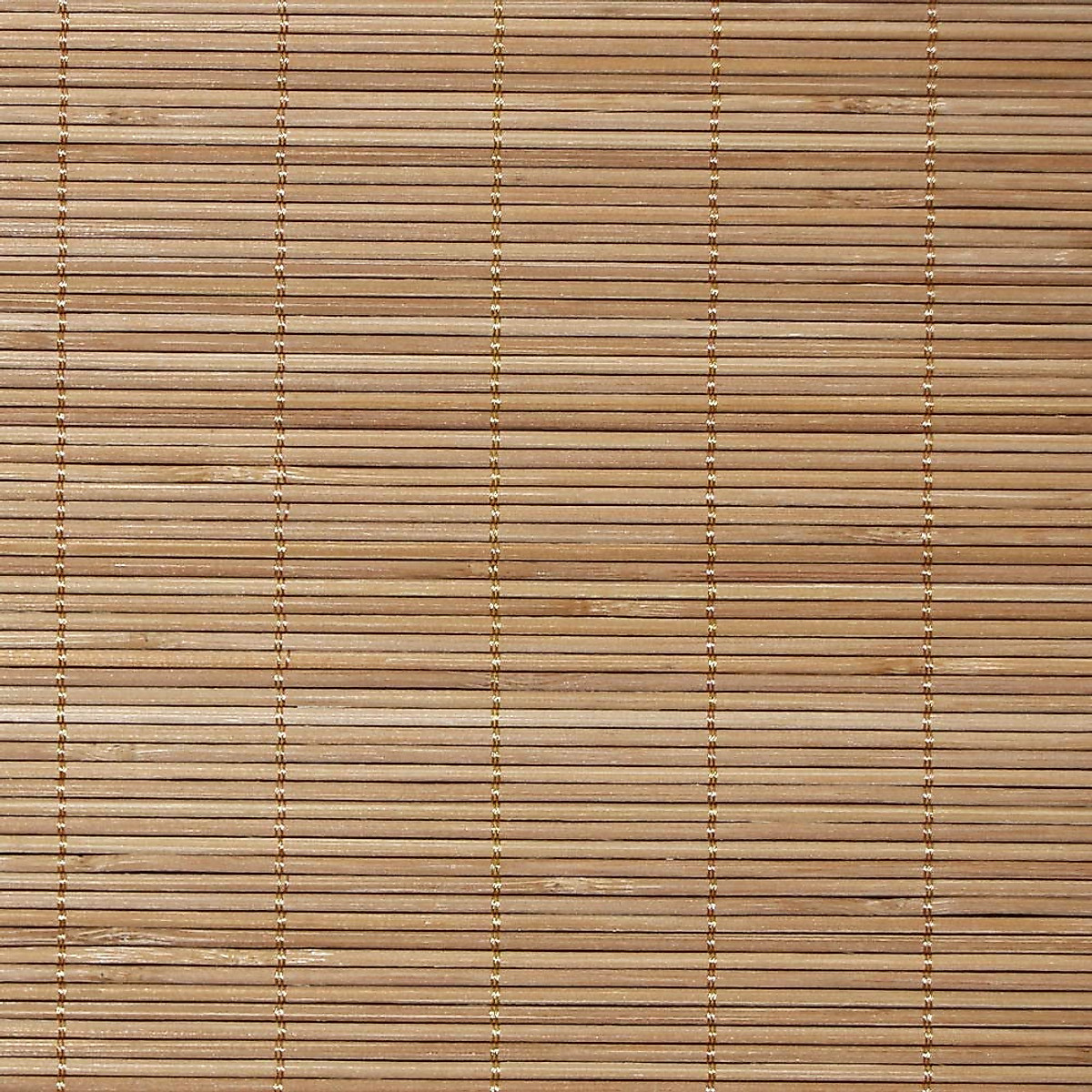 LANTIME Wood Window Roman Shades, Lined Blackout Bamboo Roman Shades Blinds, Easy Installation for Home and Garden, Pattern 6