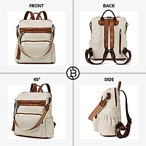 BOSTANTEN Crossbody Bags for Women Small Purses Womens Backpack Purse Leather Travel Backpack