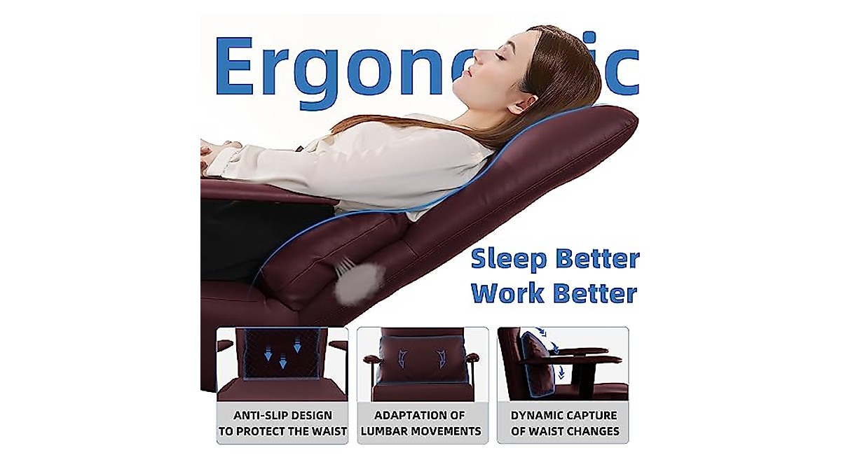 FIBO Gravity-Sensing Ergonomic Office Chair - Red