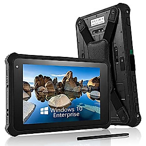 GHKJOK Rugged Windows Tablet 8-Inch 4G Windows 10 Tablet LTE with Removable Battery : IP67 Waterproof/GPS/Dual Wi-Fi/8500mAh 3.8V /Ethernet Port /4GB+64GB for Enterprise Field Mobility