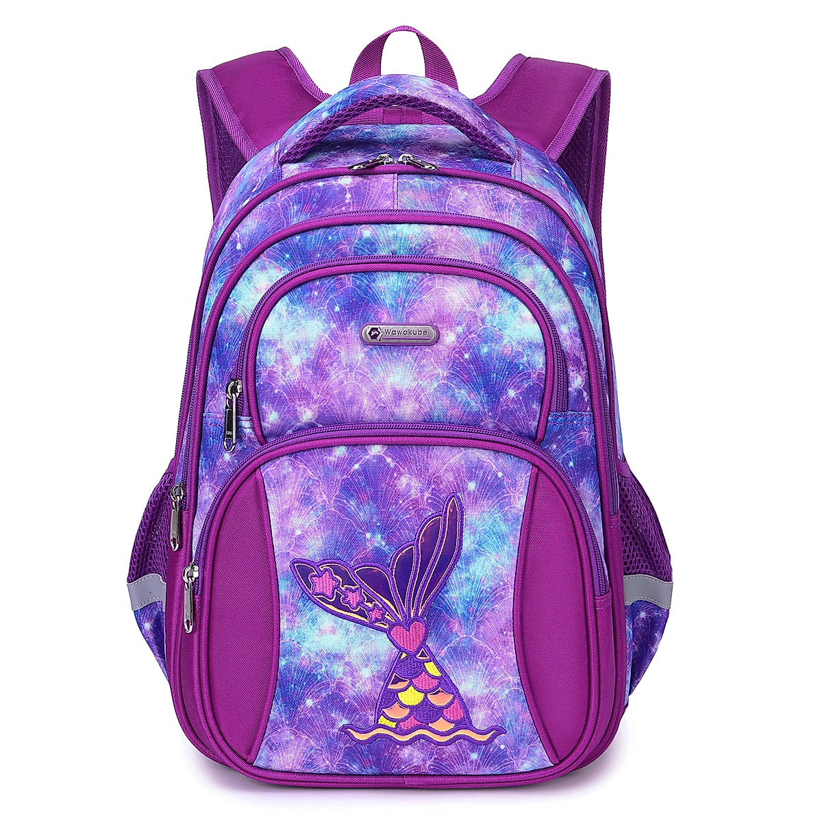 Kids Backpack for Girls Preschool Elementary Kindergarten Mermaid School Bag 15.6″ Multifunctional Cute Large Capacity