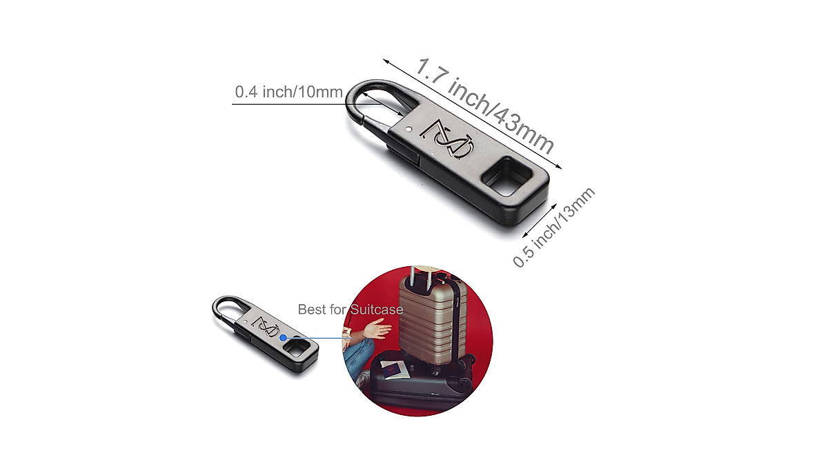 Fix Luggage Fast: Heavy Duty Zipper Pull Replacement