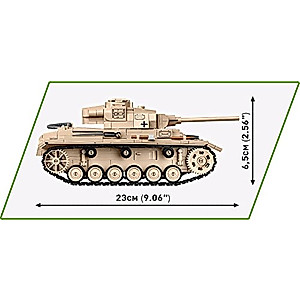 COBI Historical Collection World War II Panzer III Ausf. J Tank