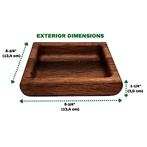 Catchall Tray 1 Section, Oak Wood Serving Tray Handmade by Hesse Woods from Sustainable Forests
