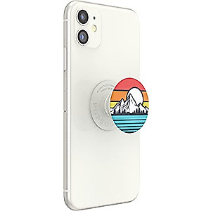 ​​​​PopSockets: Phone Grip with Expanding Kickstand, Pop Socket for Phone - Sunset Peaks
