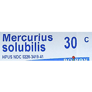 Boiron Mercurius Solubilis 30c, Blue, 80 Count