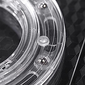 Cookie Turntable， 7" Clear Cookie Decorating Turntable with Clear Top, Acrylic Bearing Base and Non-Slip Mat Cookie Turntable, Helps Icing Cookies Faster & Better (Suqare)