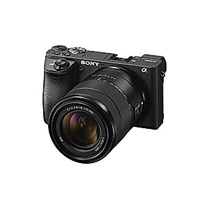 Sony a6500 Mirrorless Camera with 18-135mm Lens with LCD, 3", Black