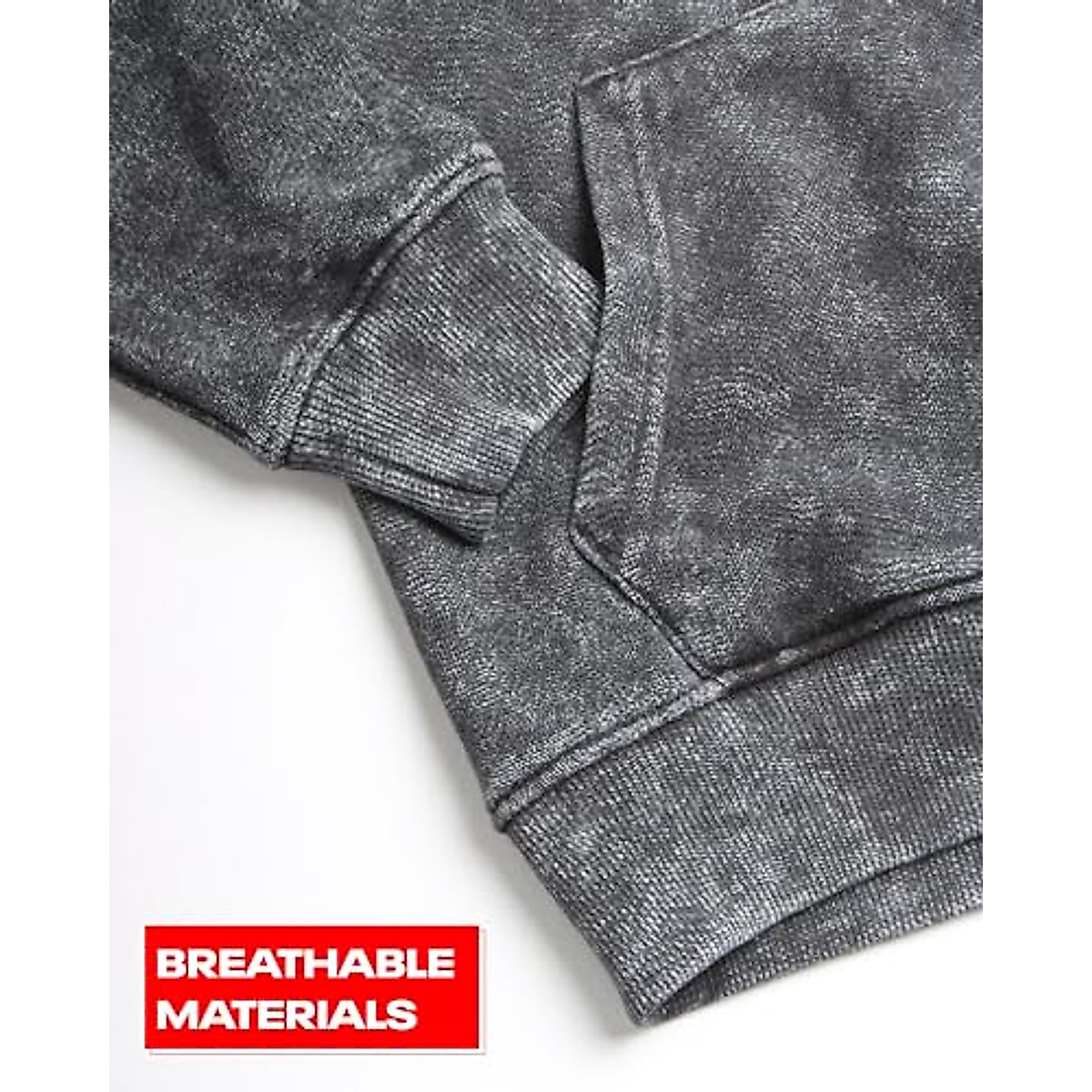 Reebok Boys' Sweatsuit Set - 2 Piece Fleece Hoodie Sweatshirt and Jogger Sweatpants (4-12), Size 8, Premium Black