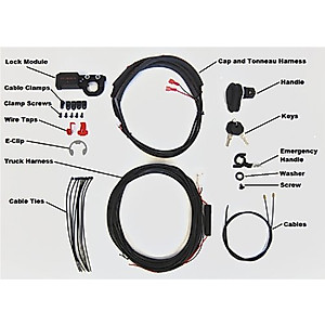 Pop & Lock PL9555 Keyless Remote Entry Kit (with Handle), Black