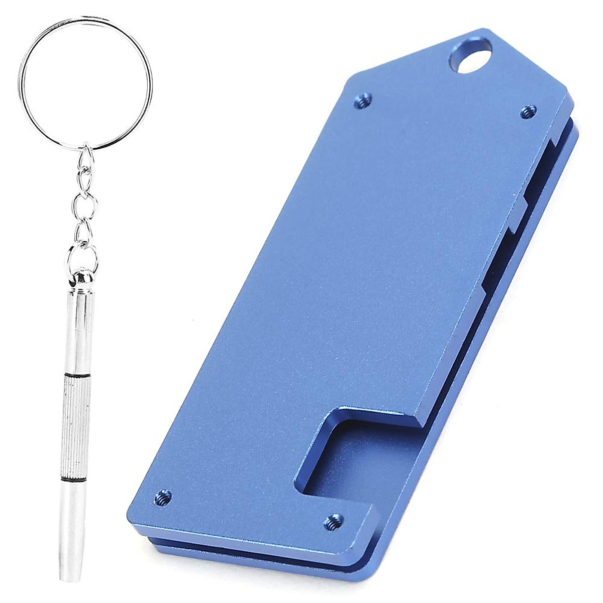 Zero/W Protective Case Ultra-Thin Dust-Proof Aluminum Alloy Box with Non-Slip Function(Blue)