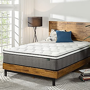 ZINUS 12 Inch Support Plus Pocket Spring Hybrid Mattress, Queen, Strong Coils for Durable Support, Pocket Innersprings for Motion Isolation, Mattress in A Box