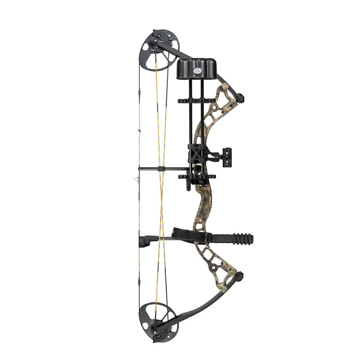 DIAMOND ARCHERY Infinite 305 Adjustable Fully Accessorized Hunting Compound Bow - 7-70 LBS Draw Weight, 19"-31" Draw Length, 305 FPS, Right Hand, Mossy Oak