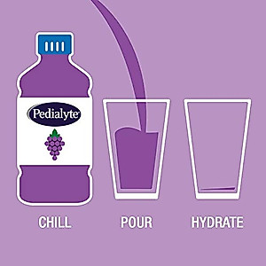 Pedialyte Electrolyte Solution, Grape, Hydration Drink, 1 Liter