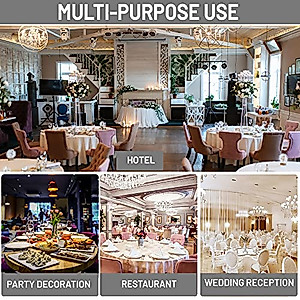 The Baker Celebrations White Round paper Lace Table Doilies 4 5 6 8 10 and 12 inches Assorted Sizes (Variety pack of 120-20 of each)