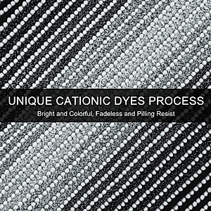 BSICPRO Bathroom Rugs and Mats Sets, 2 Piece Thick Absorbent Chenille Bath Mat Rug Set Non Slip, Soft Shaggy Bath Room Floor Mats for Bathroom, Machine Washable (20" x 47" Plus 16" x 24", Black)