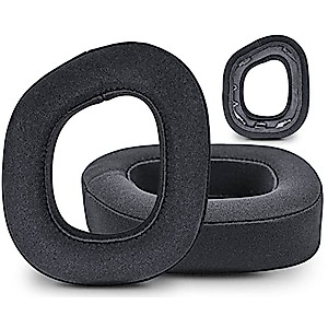 HS80 Ear Pads Compatible with HS80 Headset I Thicker Enhanced Memory Foam - More Breathable Comfort Micro Surface Texture Leather by DIMOST