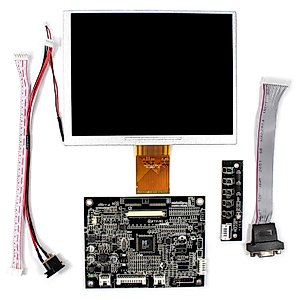 VSDISPLAY 7" 7 Inch 800X600 LCD Screen A070SN02 with VGA LCD Controller Board KYV-N2 V2