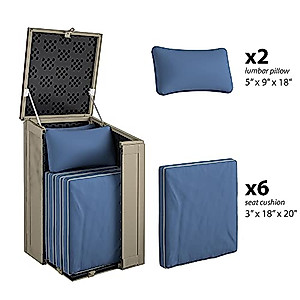 Cosco Outdoor LIving BoxGuard®, Large Lockable Package Delivery and Storage Box, 6.3 cubic feet, Tan