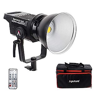 Aputure Light Storm LS C120D Mark 2 120D II Led Continuous Output Lighting Ultimate Upgrade 30,000 Lux @0.5m Supports DMX 5 CRI96+ TLCI97+ Pre-Programmed Lighting Effects (V-Mount)