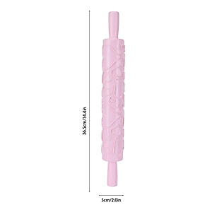 Fondant Roller, Fondant Rolling Pin Tool High‑quality Plastic for Cookies Biscuits Pastry Cake Decoration(#1)