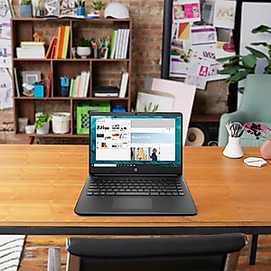 HP Latest Stream 14" HD Laptop, Intel Celeron Processor, 8GB Memory, 64GB eMMC Storage, Fast Charge, HDMI, Up to 11 Hours Long Battery Life, Office 365 1-Year, Win 11 S, Microfiber Bundle, Black