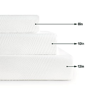 Zinus 12 Inch Green Tea Essential Memory Foam Mattress/Bed-in-a-Box/Affordable Mattress/CertiPUR-US Certified, Full