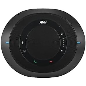 AVer VC520 Pro2 Conferencing Camera - Enterprise-Grade PTZ Video Conferencing System for Conference Rooms - with Full-Duplex Speakerphone - 1080p - 18X Total Zoom - IP Streaming - Professional Webcam