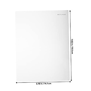 Sketching Board 32 pcs Supple Slip Mat For Supplies Anti-slip Boards Plates Think Tablets Business Lapboards Great Test Exam White Clear Pads Stationery And Practical Desk