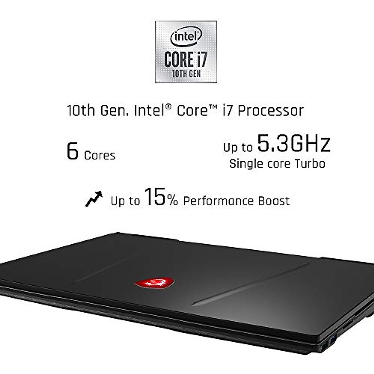 MSI GP65 Leopard 10SDK-049 15.6" 120Hz 3ms Gaming Laptop Intel Core i7-10750H GTX 1660 Ti 16GB 512GB NVMe SSD Win10 VR Ready