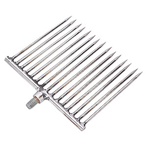 Dioche Fishing Harpoon, 103.9g Fishing Gig Stainless Steel 15 Prongs Harpoon Gig Gaff Hook Barb Fish Spear Outdoor Fishing Tackle for Fish Salmon