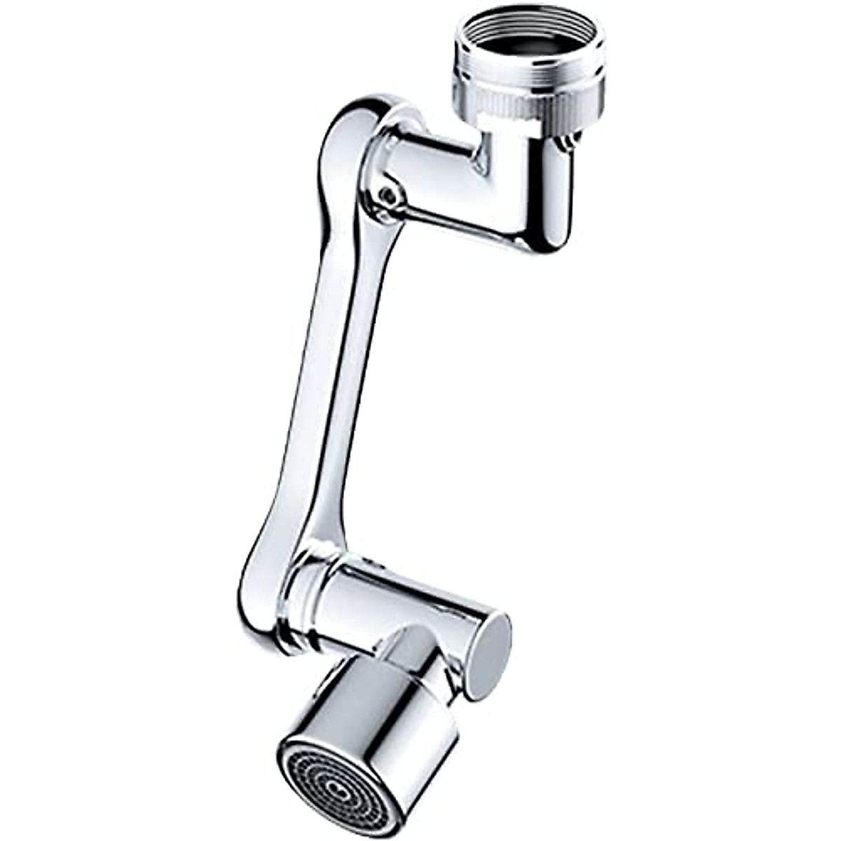 1080 Rotation Faucet Extender 1080° Large Angle Rotating Faucet Universal Rotating Sink 2 Water Outlet Modes Nozzle Faucet Adaptor, Splash Filter Dual Function Kitchen Tap Extend, Bubbler