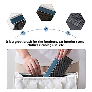 HOMOCONO 1pc Bed Sweeping Brush Duster Bed Brush Cleaning Dusting Brush for Bed Debris Cleaning Brush Cleaning Brush for Bathroom Bed Brush Broom Furniture Broom Dustpan Hand Broom Blue Abs