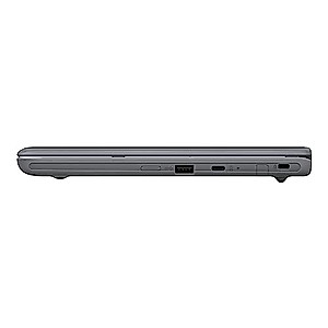ASUS 11.6'' LCD HD（1366 x 768） Rugged Chromebook CR1 Intel Celeron N5100, 1.1 GHz, 8GB, 32GB eMMC, UHD Graphics, Chrome OS, Dark Gray, Webcam, Bluetooth, Wi-Fi 6 + Accessories