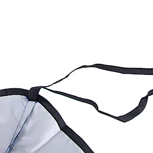 Oumefar Swing Cushion Cover, 3 Seater Chair Cushion Replacement Outdoor Swing Seat Outdoor Bench Cushions Outdoor Bench Cushion Cover for Patio Garden Yard(Blue)