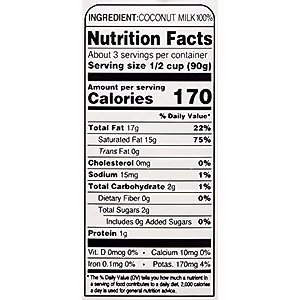 Aroy-D 100 Milk 8.5 Oz, Coconut, 1 Count, (Pack of 6) (Ven_FD39-193)