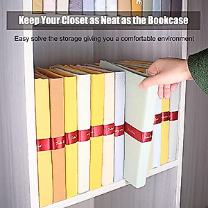 T Shirt Folding Board Organizer, Shirt Sweater Trousers Clothes Folder Laundry Organizer Easy and Fast to Fold Clothes, Multifunctional Hook Folding Board, Closet Organizer (5Pcs Pink M)