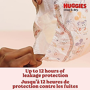 Huggies Snug & Dry Baby Diapers, Size 2 (12-18 lbs), 34 Ct