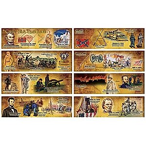 Carson Dellosa Mark Twain The Civil War Time Line Bulletin Board Set (410052)