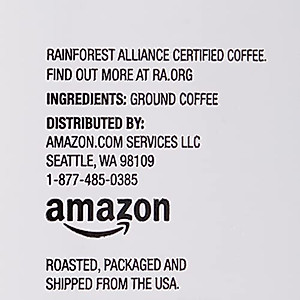 Amazon Brand - Happy Belly Supreme Blend Canister Coffee, Dark Roast, 29 Ounce