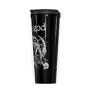 LOREBUTY Lamb Rock of God Band Coffee Mug With Lids 12oz Insulated Car Mugs Double Wall Vacuum Reusable Travel Coffee Cup For Hot/Ice Drinks Coffee Teas