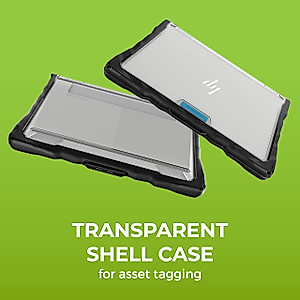 Gumdrop DropTech Laptop Case Fits HP EliteBook x360 1030 G7/G8 (2in1). (Does Not Fit Other G7/G8 Models)–Drop Tested, Rugged, Shockproof Bumpers for Reliable Device Protection– Black