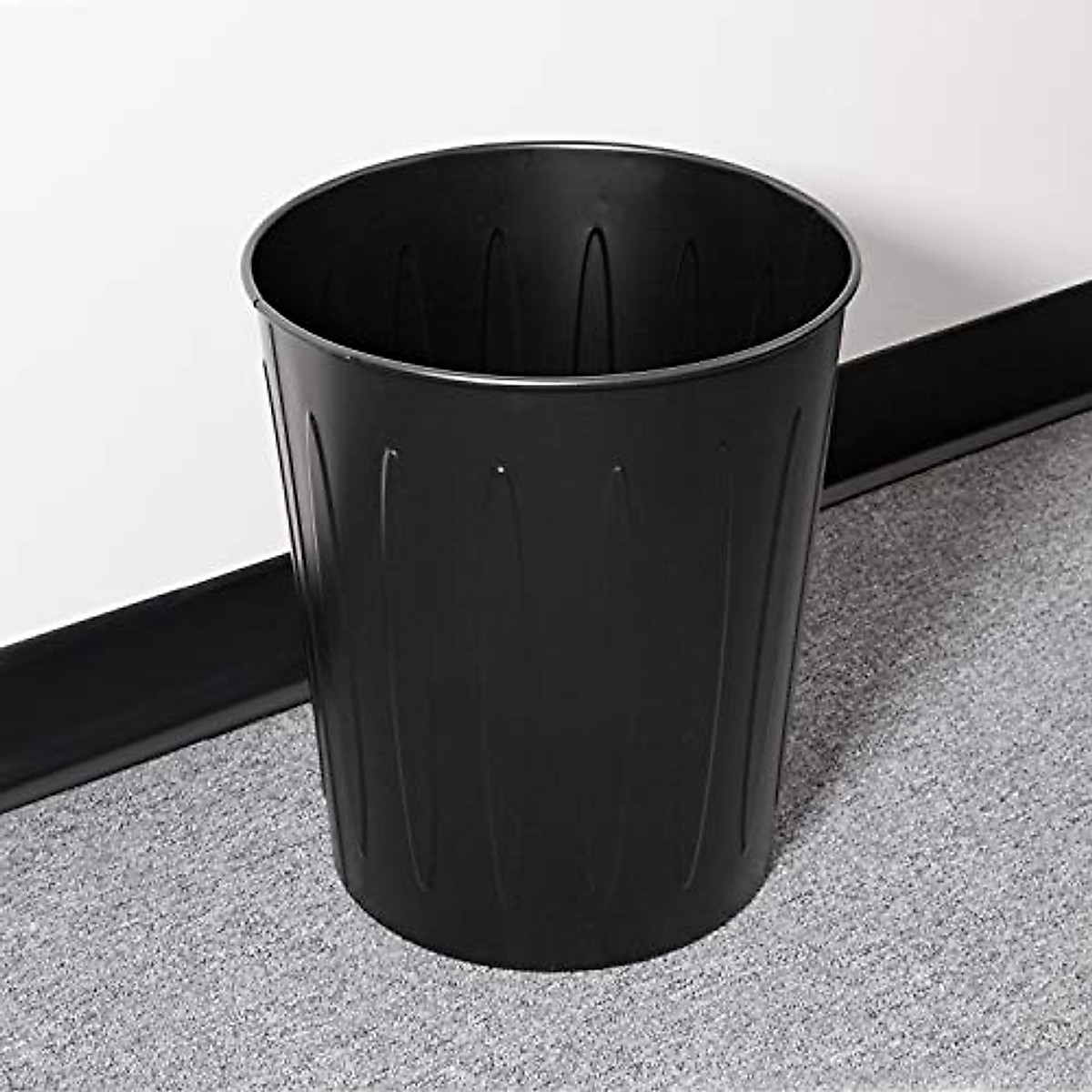 Genuine Joe - GJO58897 Steel 6 Gallon Fire-Safe Trash Can