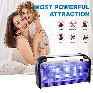 SUPERDRIVE Electric Bug Zapper，Effective 4200V 30W Electronic Indoor Mosquito Zapper Fly Trap Wasp Killer for Mosquito,Fly,Moth,Wasp Insect Killer for Bedroom, Kitchen, Restaurant Indoor Patio Garden