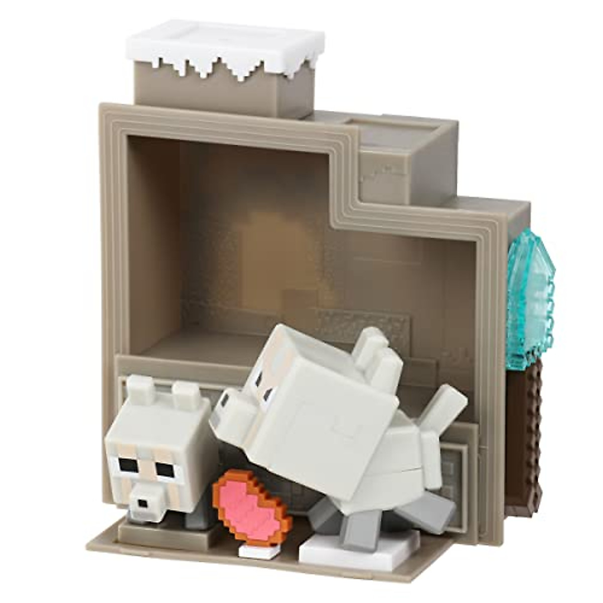 Treasure X Minecraft Caves & Cliffs Cave Adventure Pack. Mine, Discover & Craft with 16 Levels of Adventure, Mine & Craft Character & Mini Mob to Collect. Will You find The Real Gold Dipped Treasure?