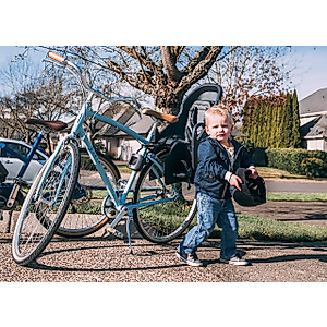Burley Dash® FM Child Bike Seat, Black/Grey, FM - Frame Mount