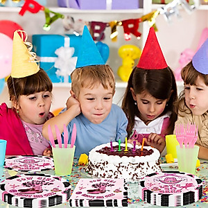 100pcs Western Cowgirl Party Decorations Let's Go Girl Party Supplies for Girls Cow Print Paper Plates Napkins Forks Knives Boots Western Theme Birthday Bachelorette Party