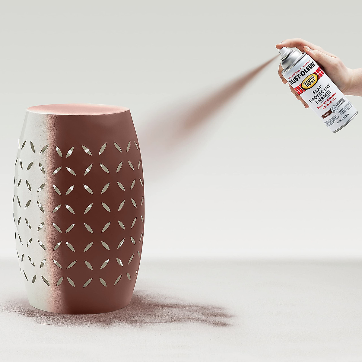 Rust-Oleum 214085 Stops Rust Spray Paint, 12 oz, Flat Brown