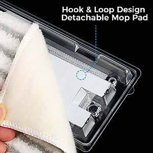 GVMM Reusable Mop Pad Refills for Shark Vacmop Replacement Pads Include Shark VACMOP VM252 VM250 VM200 VM190, Vacuum Mop Pad Refills (6 Packs)